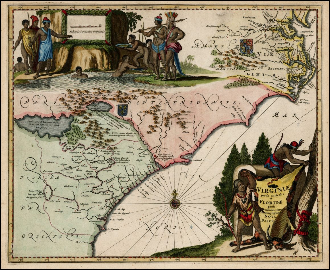 Printed Maps of the Carolinas: 1590 – 1800 – Map Forum