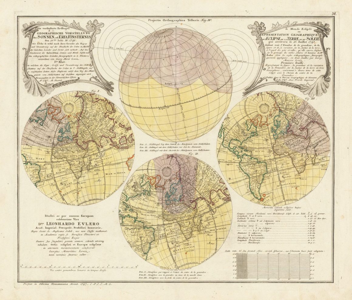 Shadow of the Moon: 18th Century Solar Eclipse Mapping – Map Forum