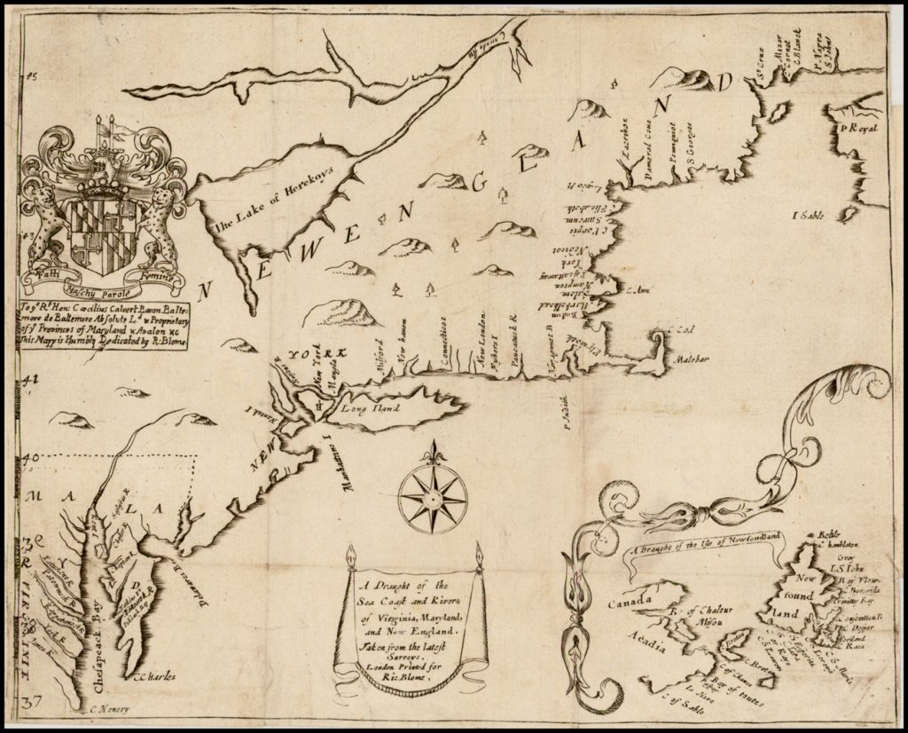 Printed Maps of New England: 1670-1700 – Map Forum