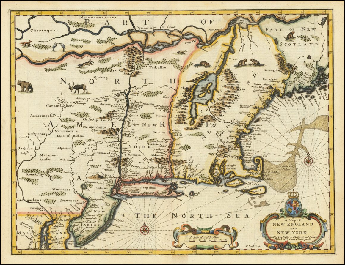 Printed Maps of New England: 1670-1700 – Map Forum